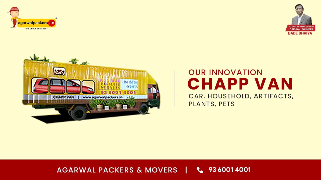 Agarwal Packers and Movers CHAPP Van | A Revolution in Moving Industry ...