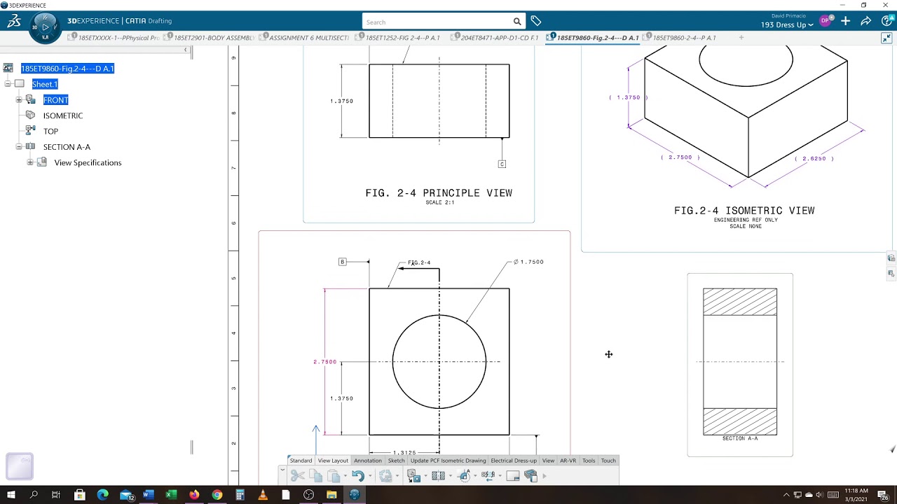 Section View vs Section Cut CATIA 3DExperience Demo - YouTube