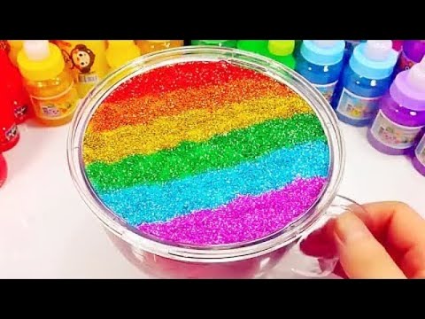 Moo Moo Cow song - Learn Colors Glitter Slime Mix Combine Surprise Eggs ...