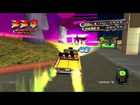Crazy Taxi 3 - Glitter Oasis - $462,025.42 - B. D. Joe - ~670 customers | PC gameplay