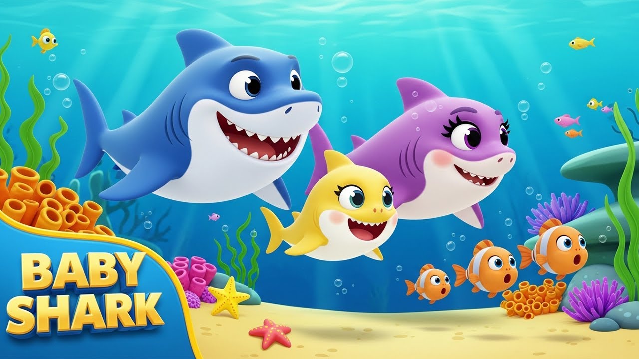 Baby Shark para Bailar 💃 Ritmo Divertido y Letra Fácil en Español - YouTube