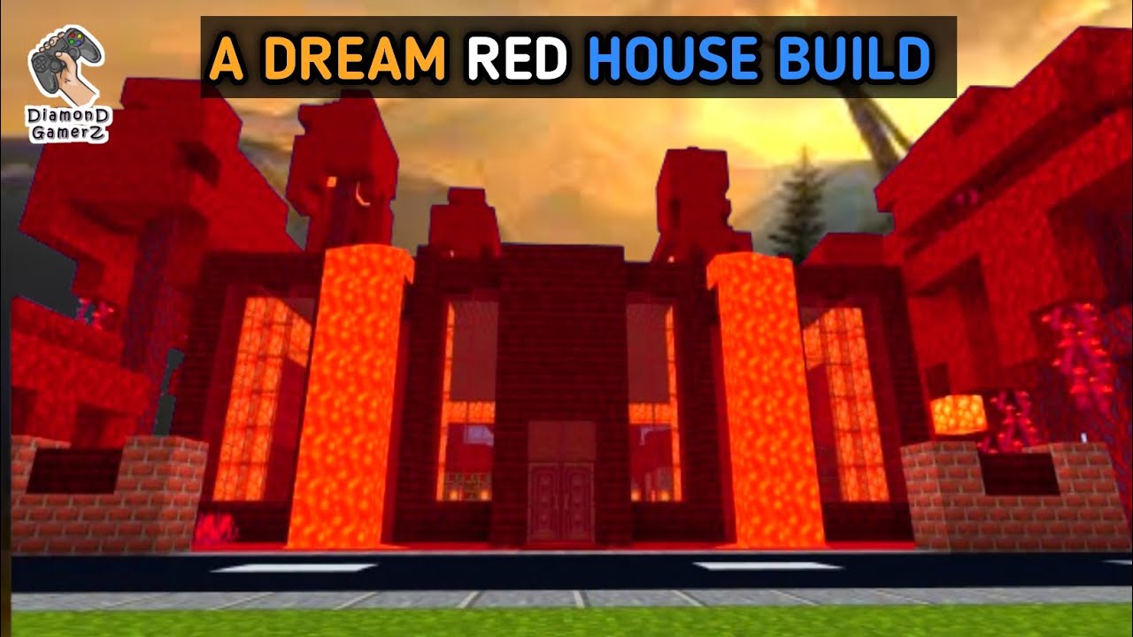 Vlog #679: MINECRAFT 🙋| A DREAM RED HOUSE BUILD TUTORIAL - YouTube