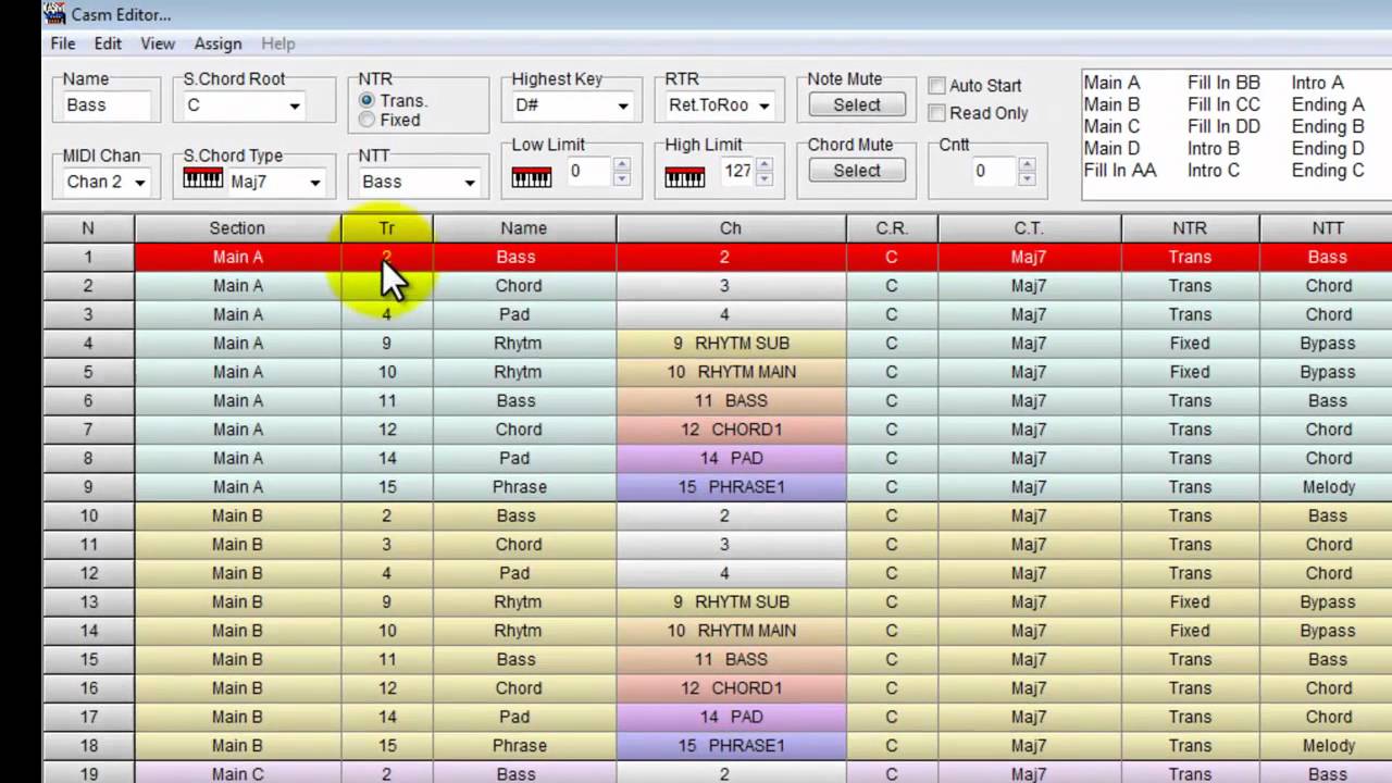 Casm Editor/Tutorial 2 Part 4-1/ STY Programlama/ Yamaha Tyros /Turkish ...