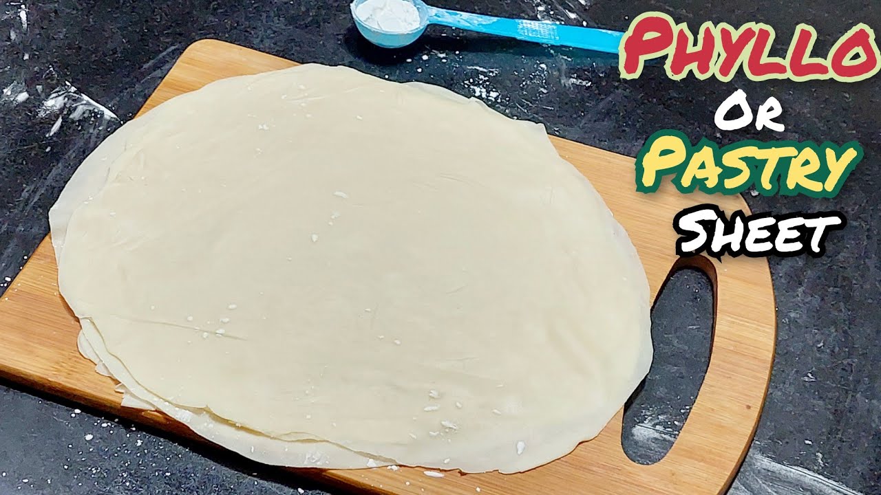 How to make Phillo Sheets or Pastry Sheets | Eggless Phillo Sheets | # ...