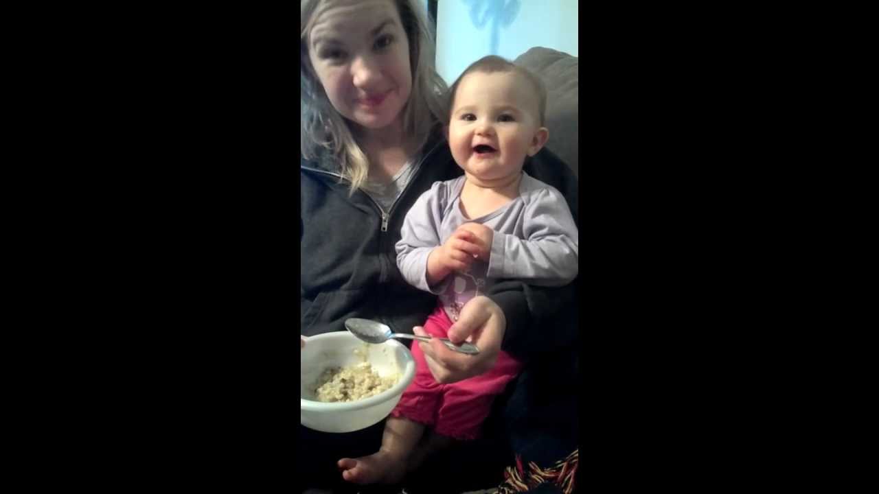 Cute baby sign language "More please!" - YouTube