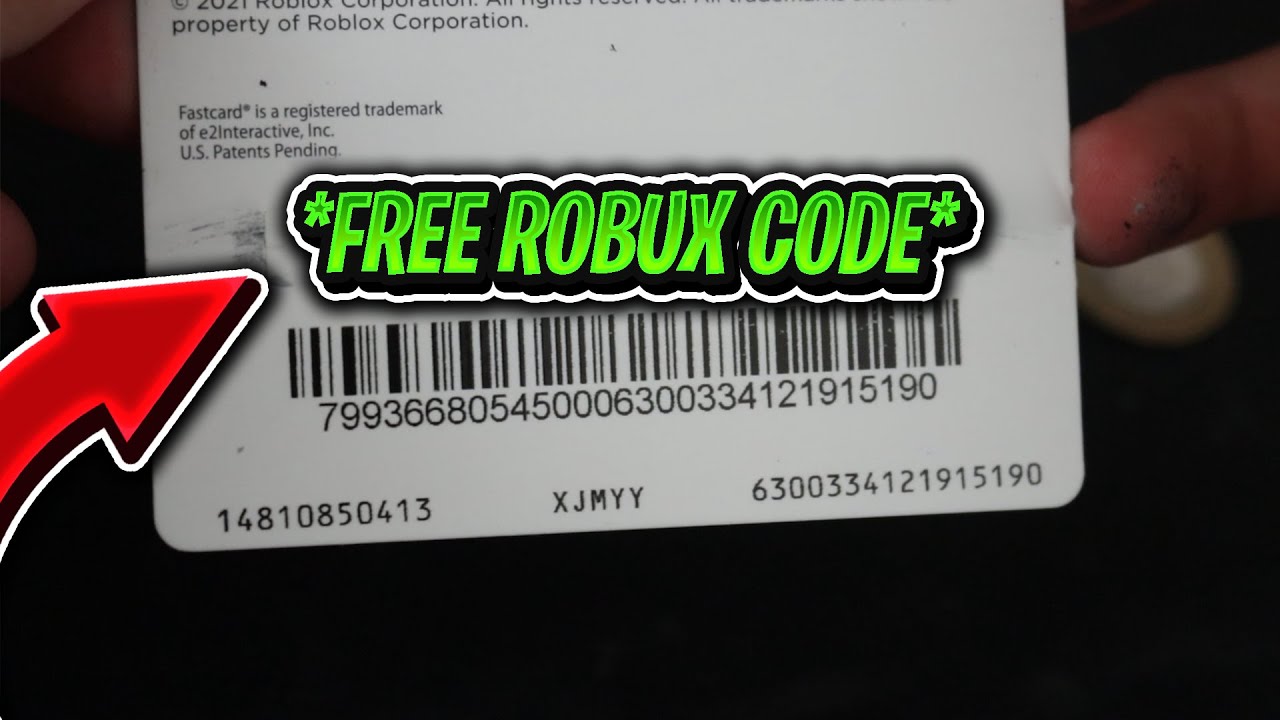 This Code Gives You Free Robux - YouTube