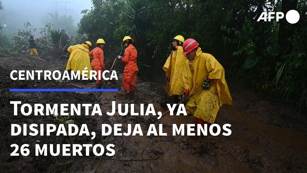 Tormenta Julia, ya disipada, deja al menos 26 muertos en Centroamérica ...