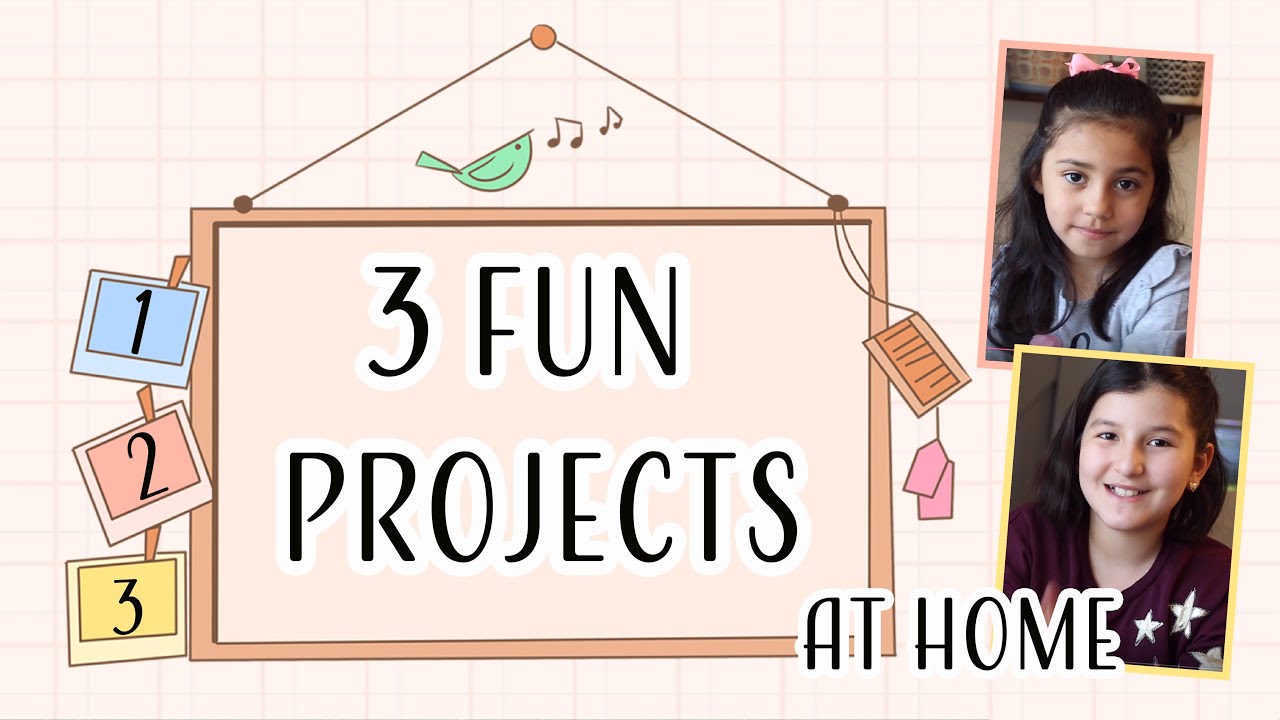KIDS FUN PROJECTS DIY AT HOME - YouTube