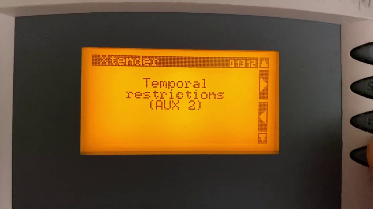 Xtender setting - YouTube