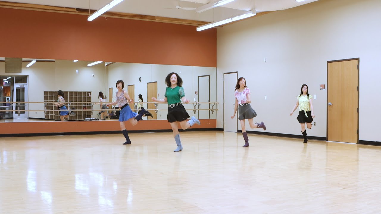 Party On the Corner - Line Dance (Dance & Teach) - YouTube