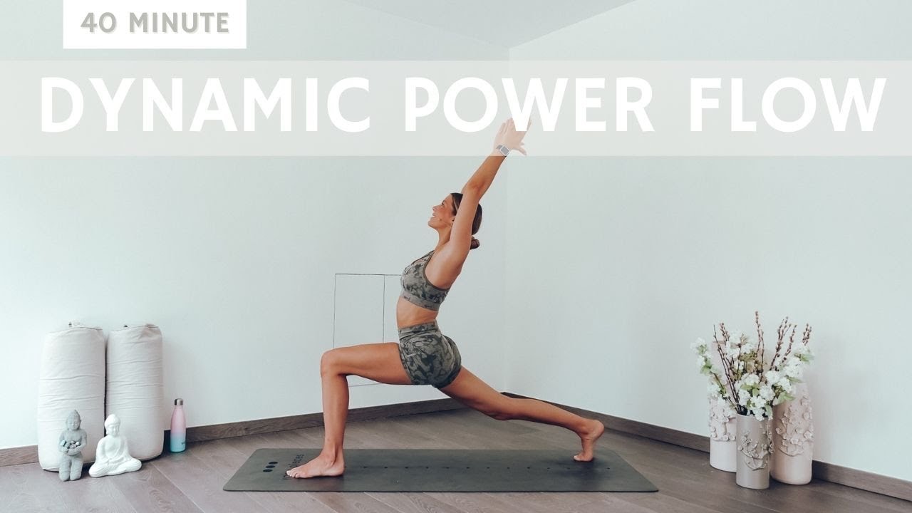 40 MINUTE - POWER YOGA FLOW | DYNAMIC VINYASA INTERMEDIATE YOGA - YouTube