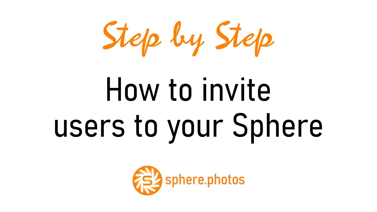 How to invite users to your Sphere - YouTube