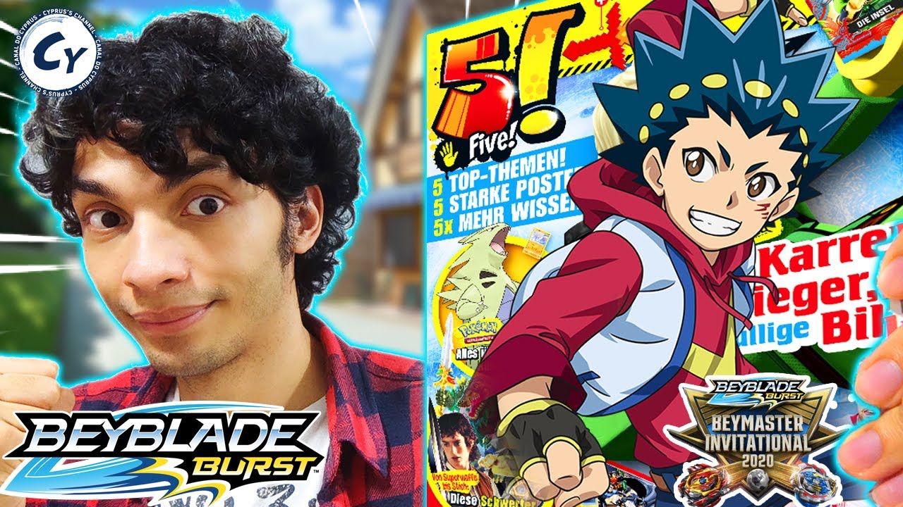 🇩🇪CYPRUS NA ALEMANHA! Unboxing Revista 5!Magazine Beyblade Burst Surge ...