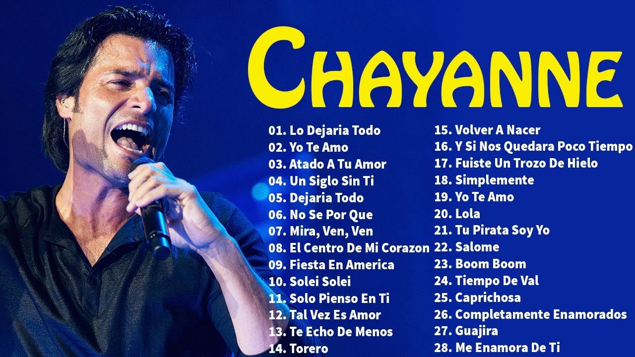 CHAYANNE ÉXITOS SUS MEJORES ROMANTICÁS EN ESPAÑOL- CHAYANNE 35 GRANDES ...