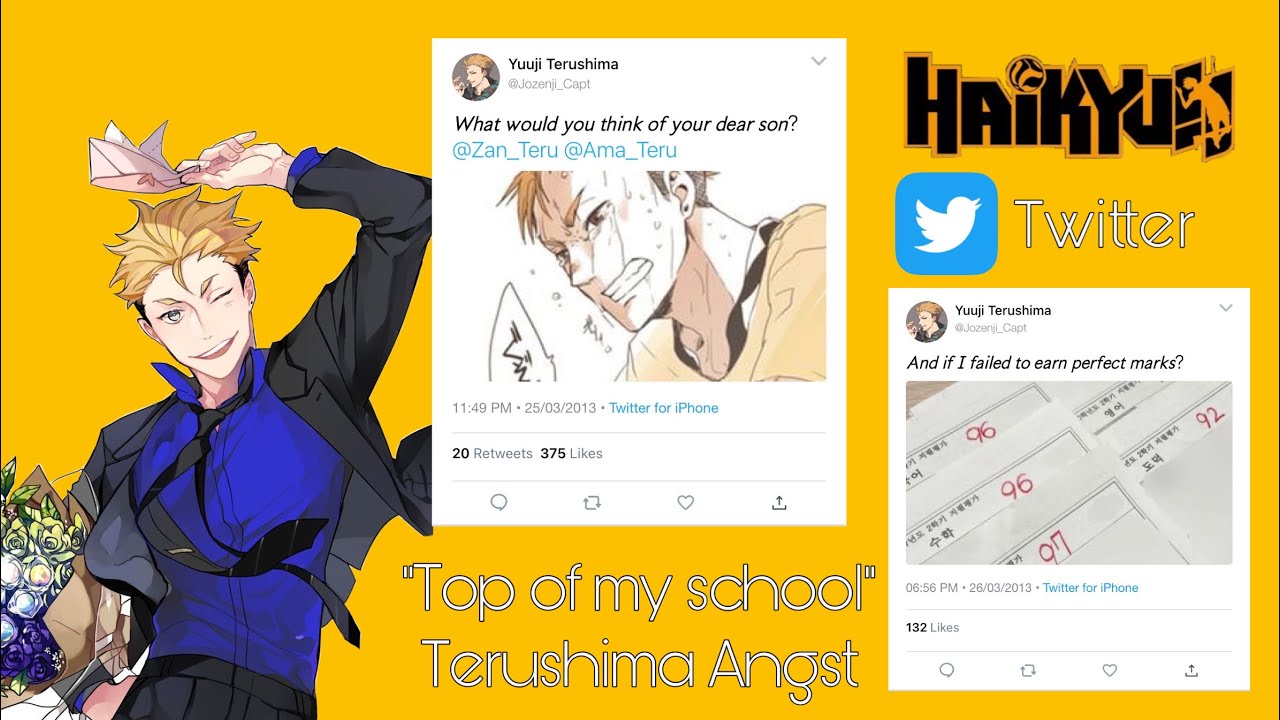 Top of my school | Terushima Angst | Short | Haikyuu Twitter - YouTube