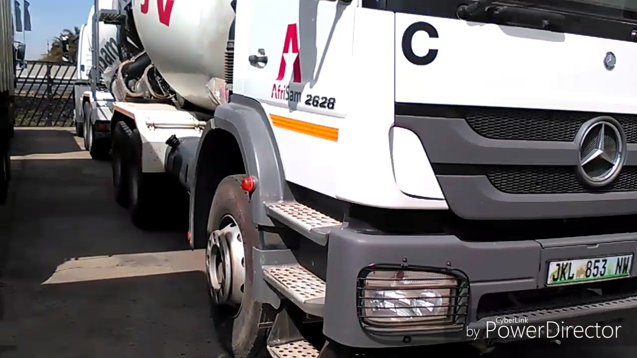 2015 Mercedes Benz Axor 2628 (6)Cube Concrete Mixer - YouTube