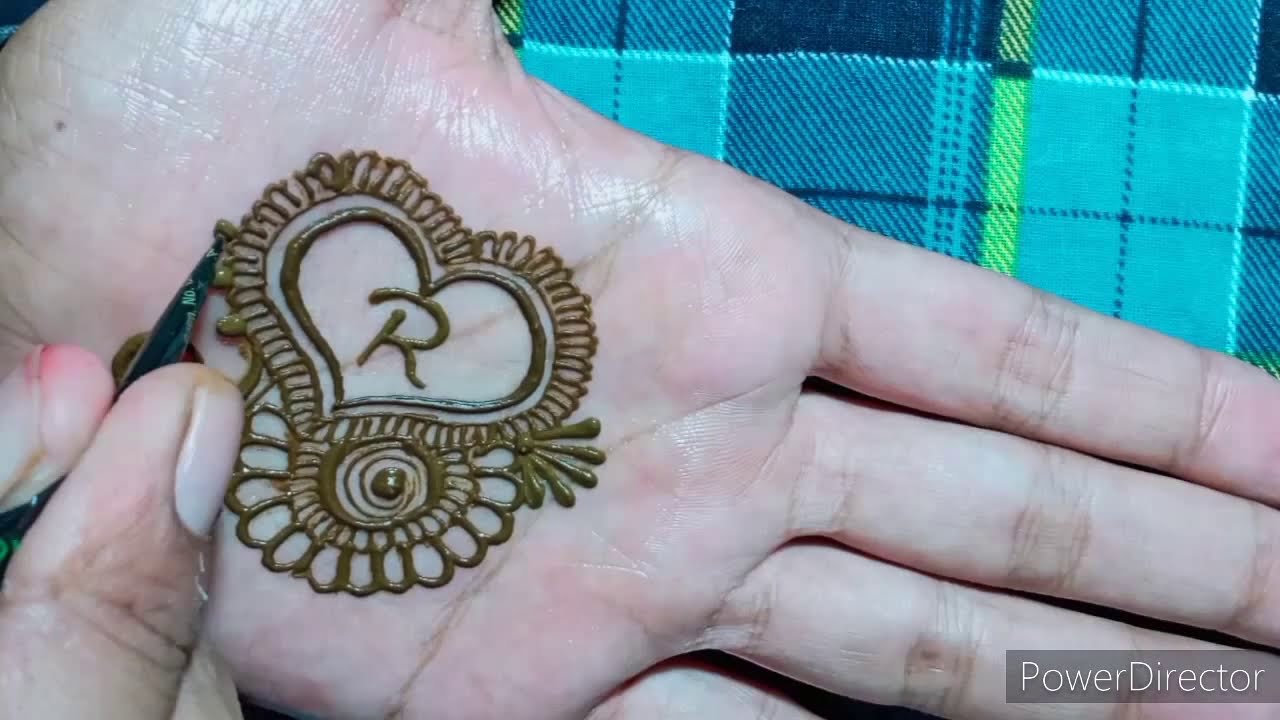 R letter New Mehndi designs #tattoobaba #sdartlover #foryou #foryoupage ...