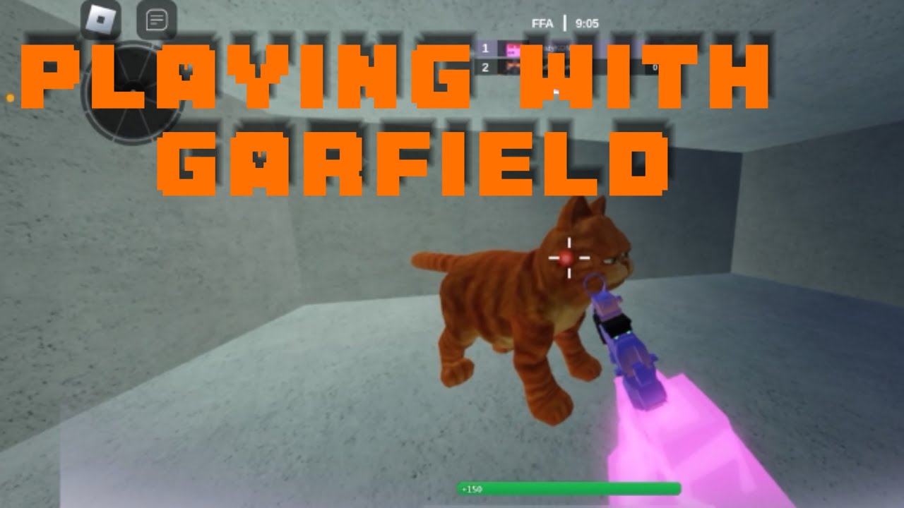 Playing with Garfield - YouTube