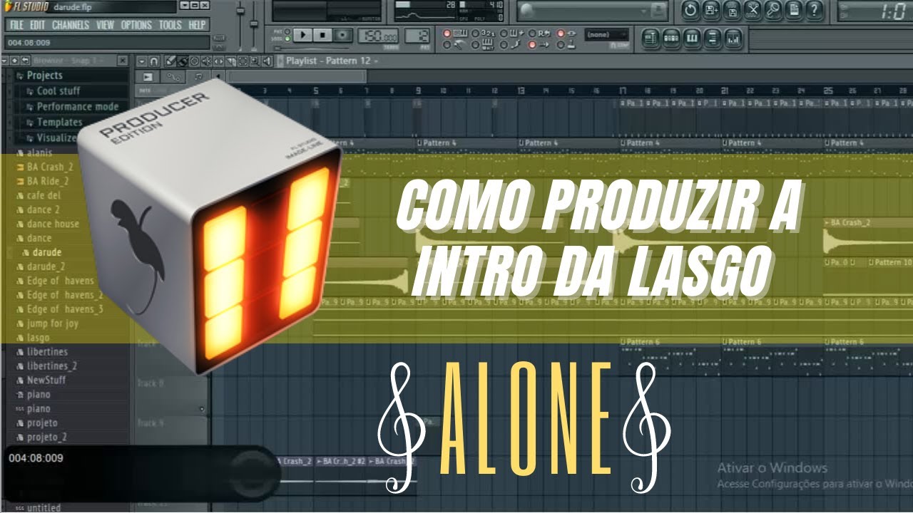 Como produzir a introdução da musica alone da lasgo no FL studio 🎙 ...