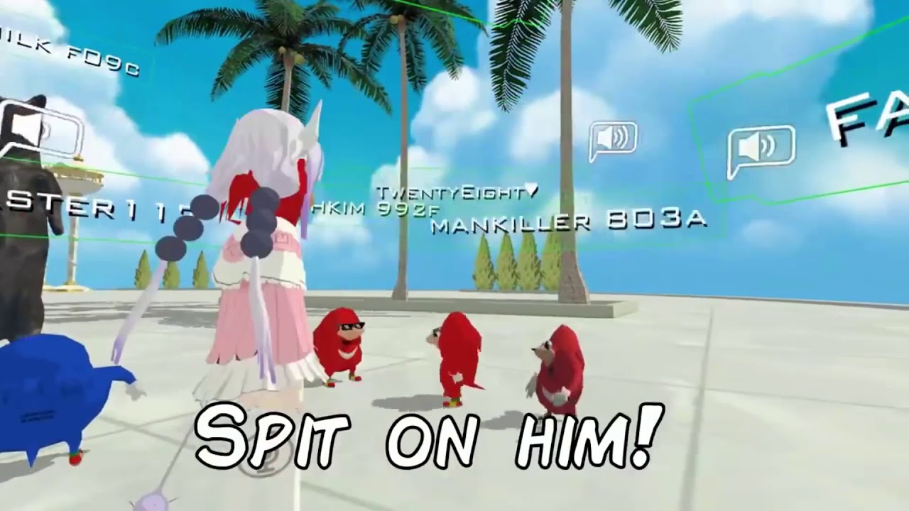 uganda knuckles say spit on him - YouTube