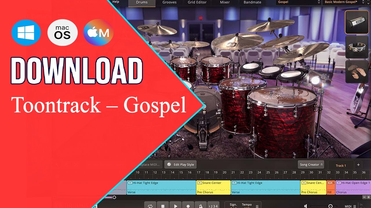 How to Download Toontrack Gospel Mac and Windows - YouTube
