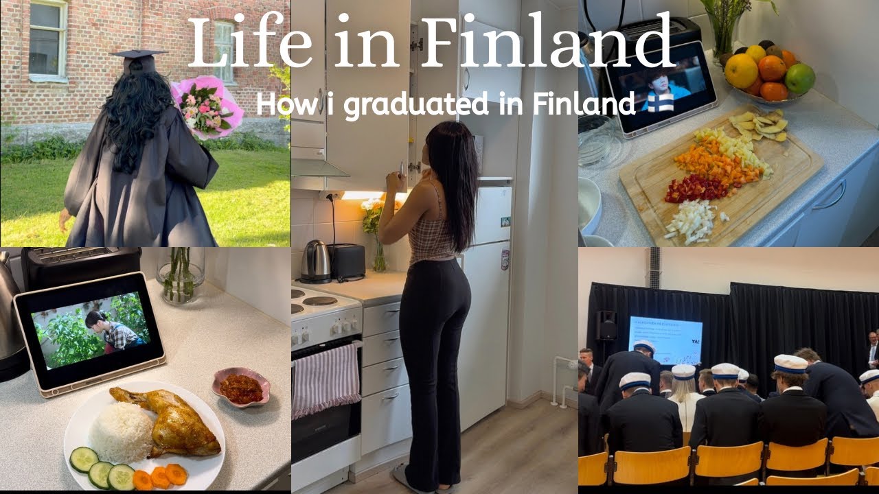 Days in my life in Finland | Living alone diaries | Cooking, Graduation ...