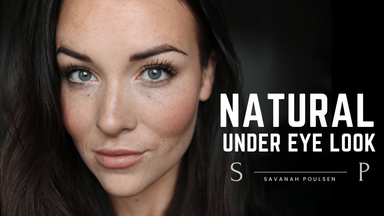Makeup look with NATURAL UNDER EYE! - YouTube