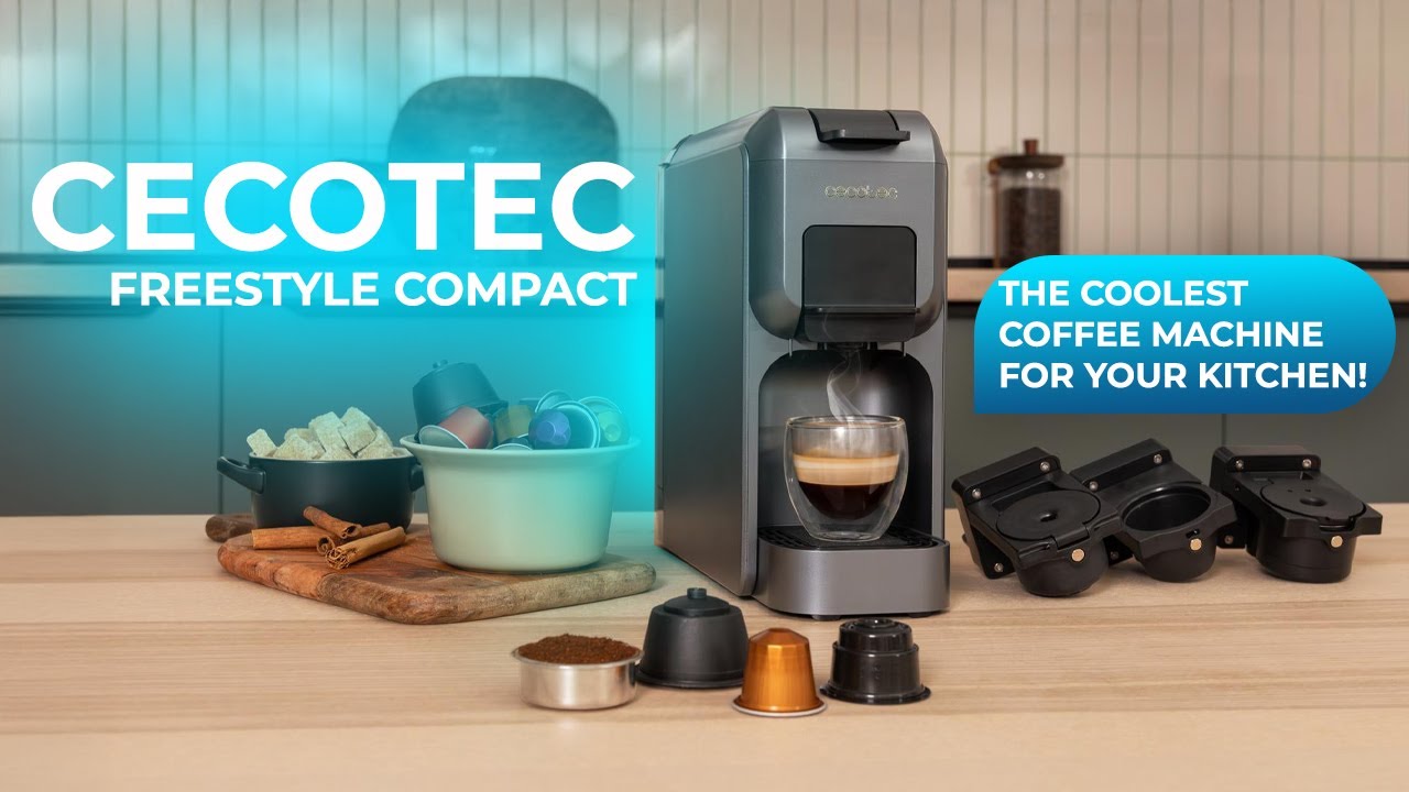 Cecotec FreeStyle Compact - the Coolest Coffee Machine for Your Kitchen ...