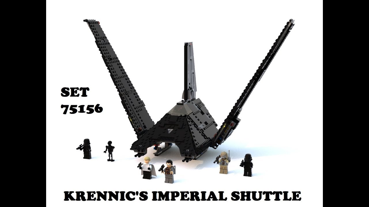 Lego 75156 KRENNIC'S IMPERIAL SHUTTLE Speed Build LDD by PLegoBB - YouTube
