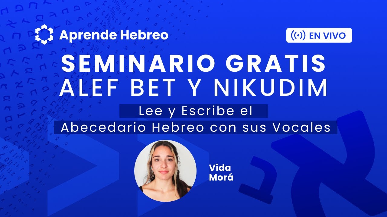 📝 ALEF BET Y NIKUDIM | 🤓CONOCE EL ABECEDARIO HEBREO Y SUS VOCALES ...