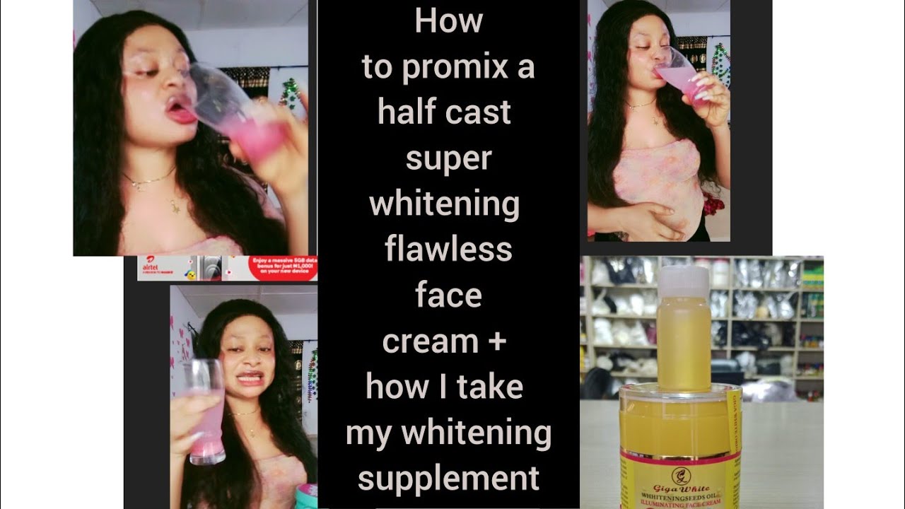how to promix half cast super whitening flawless face cream for your ...