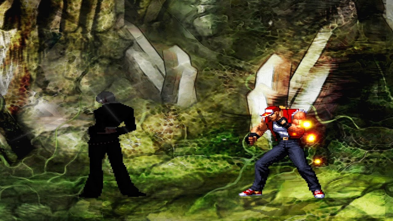 KOF MUGEN Silver/Yagamiyin QS Team vs Boss Terry MF Team - YouTube