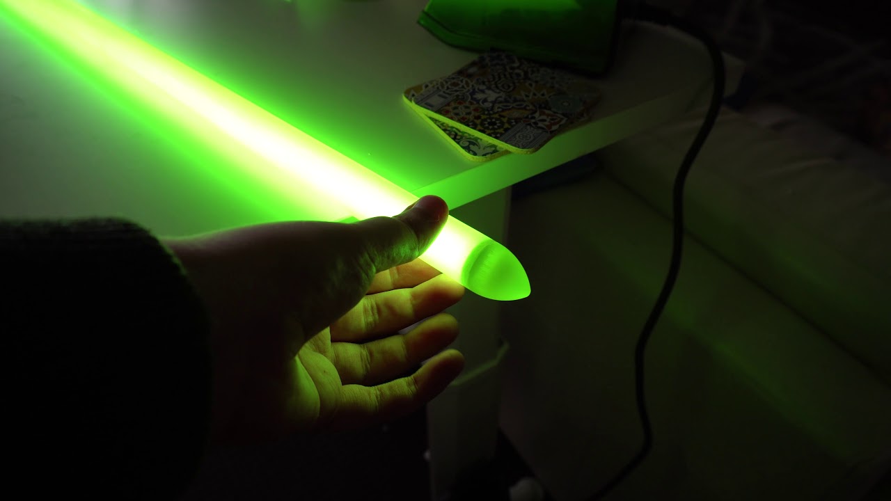 SaberYay! (Prizm5.1 - Neopixels- VV Photon Blade Lightsaber) - YouTube