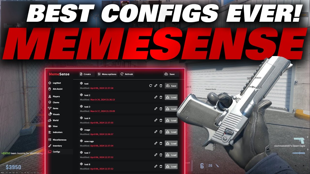 MemeSense got the BEST RAGE CONFIGS! - YouTube