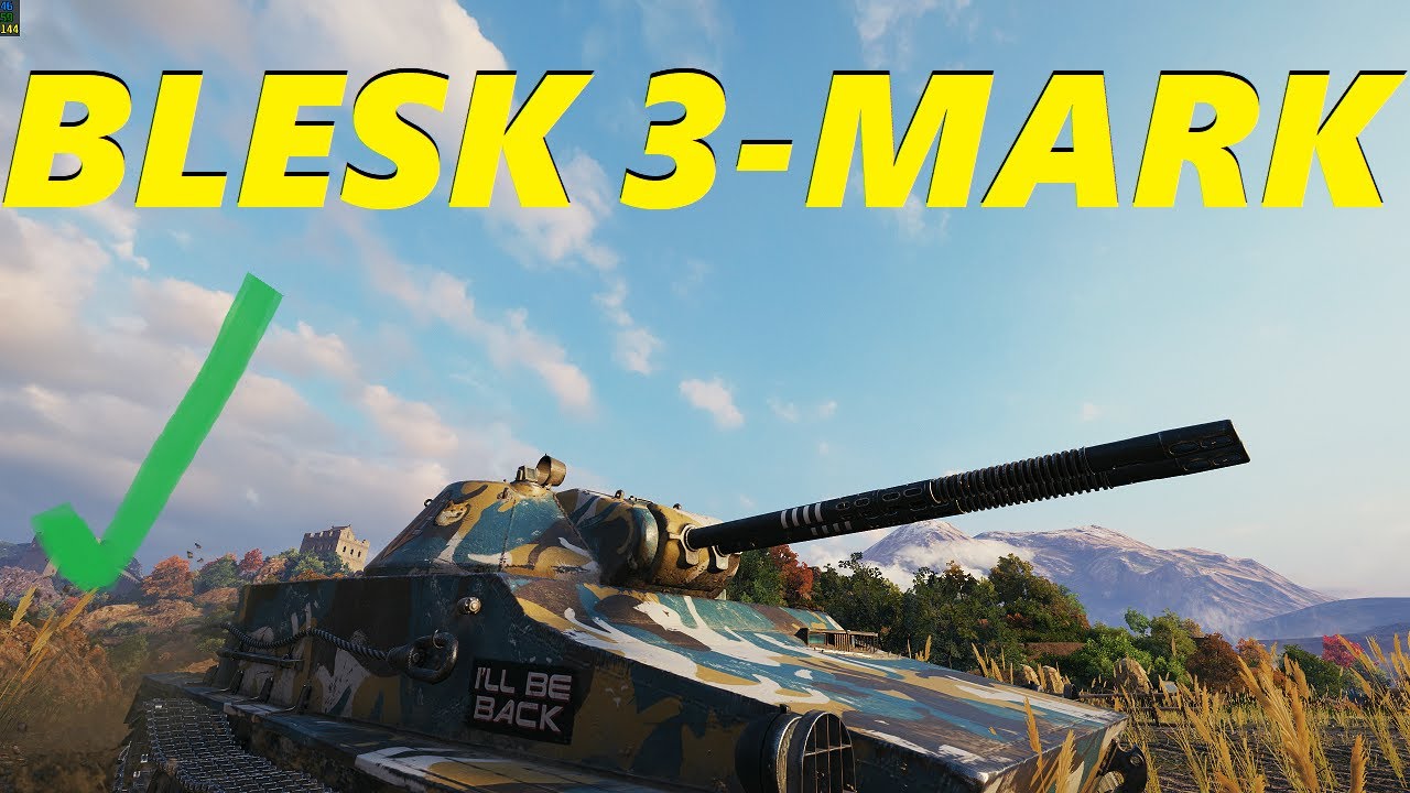 Blesk 3-Mark Game | World of Tanks - YouTube
