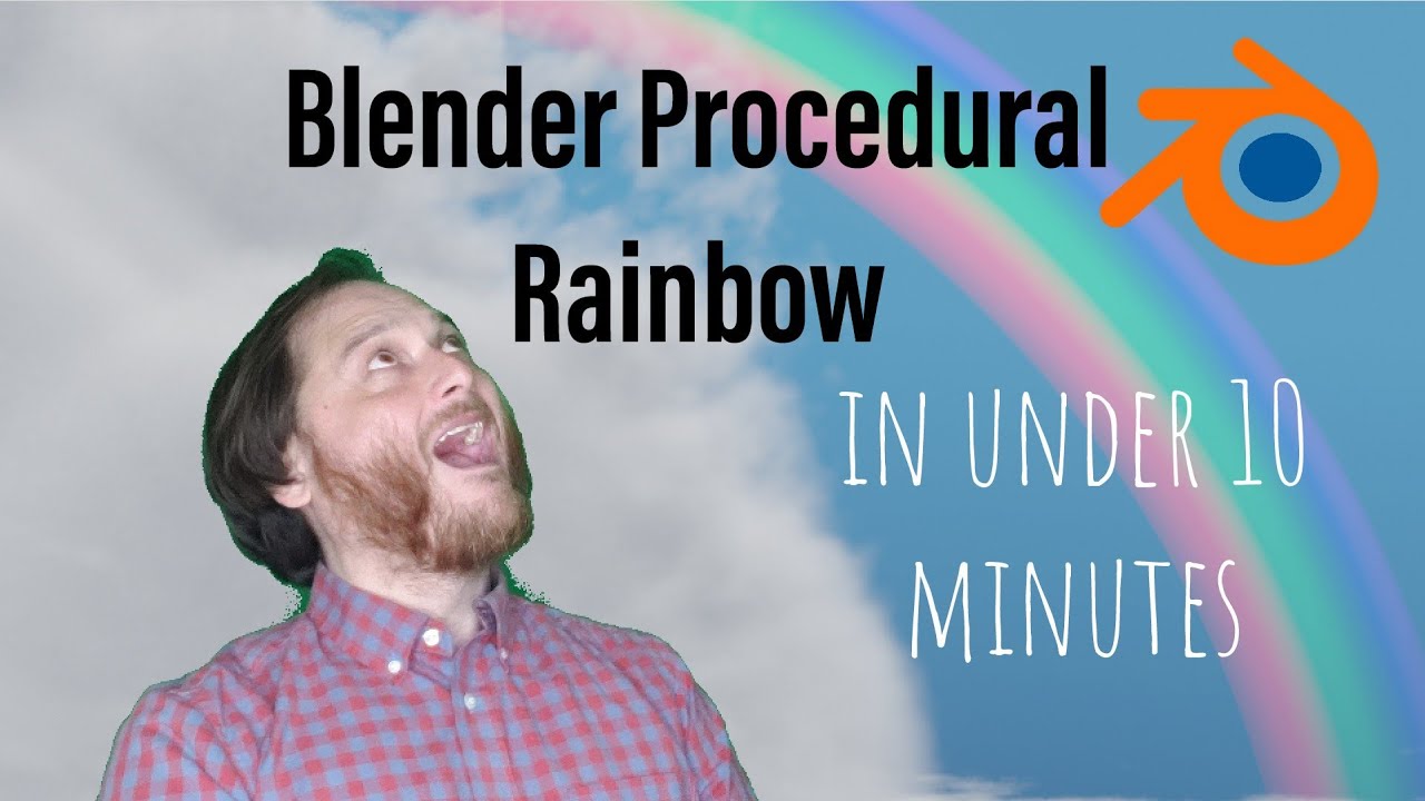 Make A Rainbow In Blender In Under 10 Minutes - YouTube