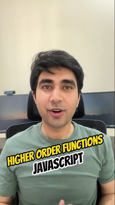 Higher order functions in javascript #programming #javascript - YouTube