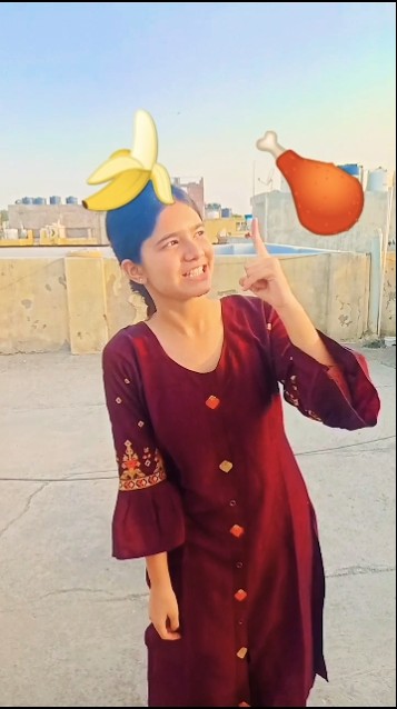 Amaira can't eat chicken banana🍗🍌😂 #funny #comedy #fun #trendingshorts ...