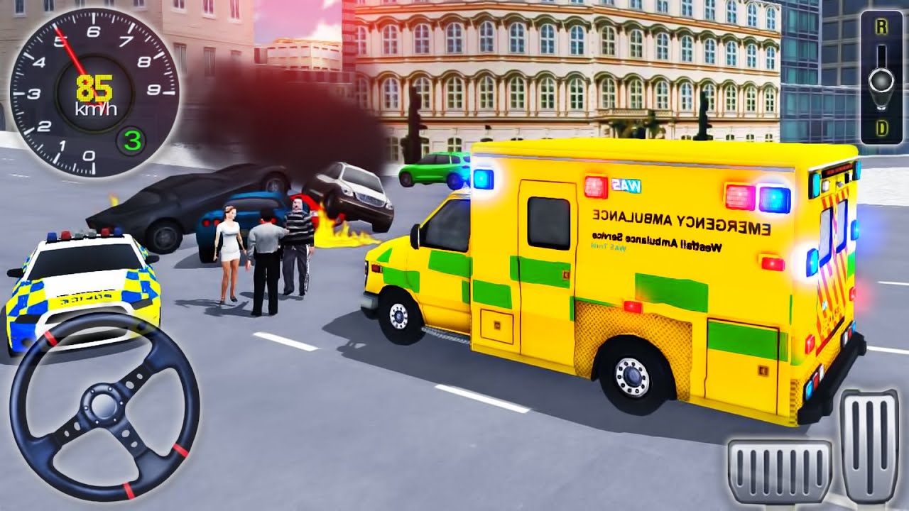 Ambulance Rescue Driver Simulator - Emergency Car Driving Doctor ...