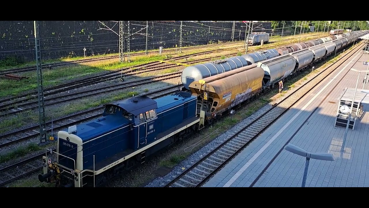 Passau Hbf "von oben" II. Mit V 90 der Passauer Eisenbahnfreunde! - YouTube