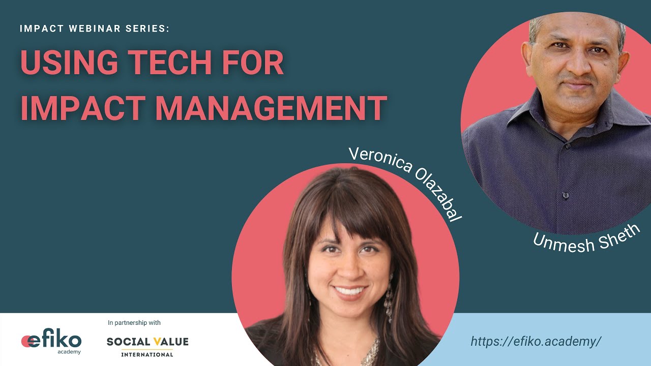 Impact Webinar Series: "Using Tech for Impact Management " - YouTube