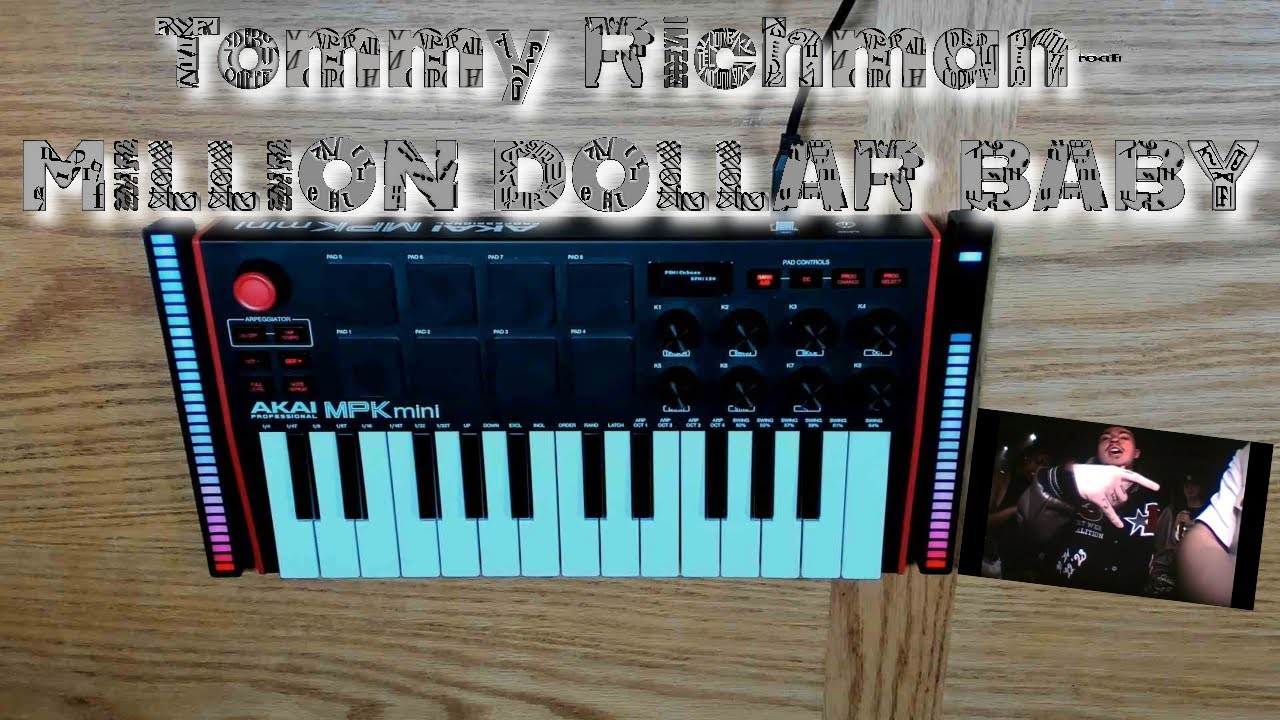 Tommy Richman- MILLION DOLLAR BABY (Akai MPK Mini Live Looping ...