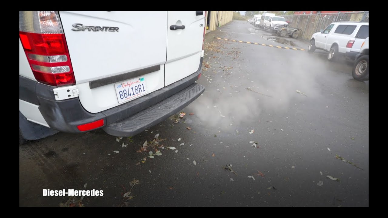 Mercedes Sprinter Diesel Particulate Filter Regeneration - YouTube