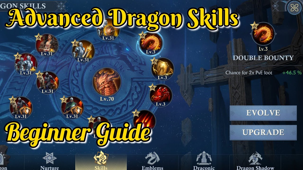 Advanced Dragon Skills | Beginner Guide | King of Avalon - YouTube
