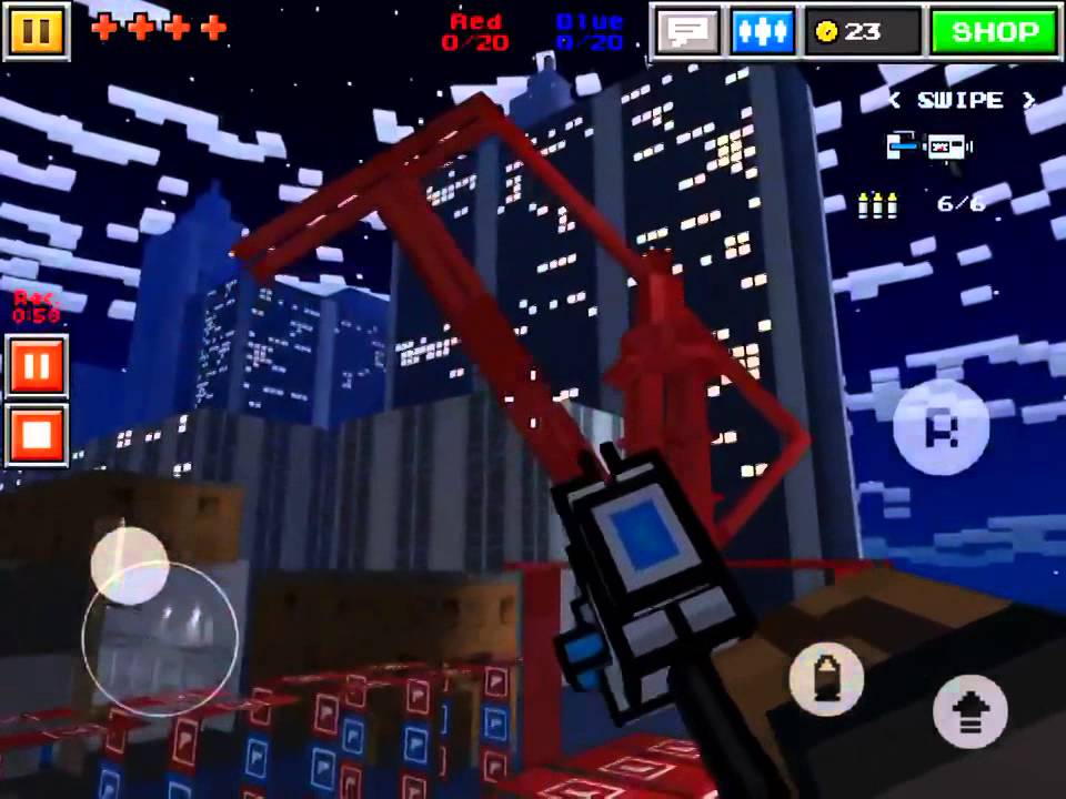 Pixel Gun 3D - Out Of The Map: Warehouse Assault - YouTube