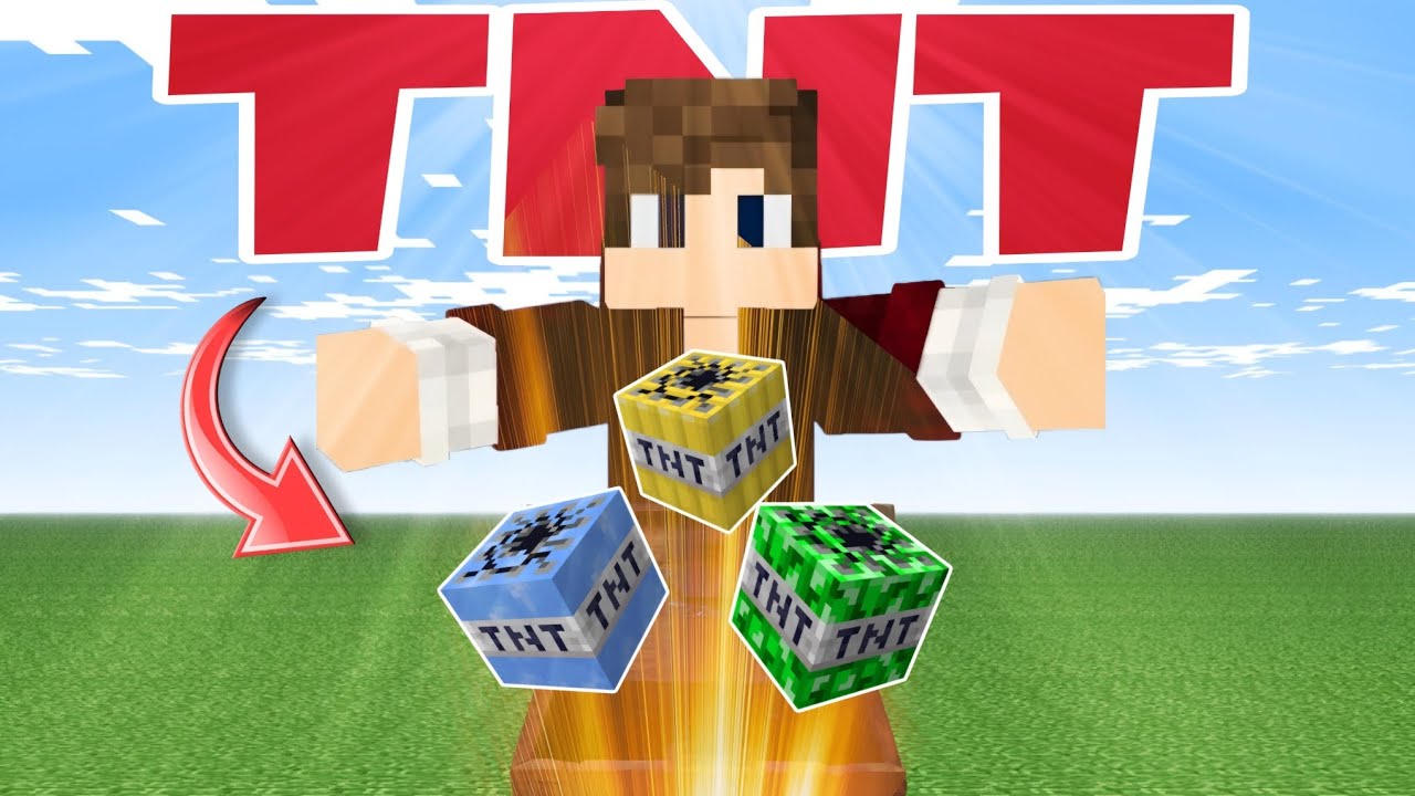 DEFERENT TYPES OF TNT IN MINECRAFT 😲 - YouTube