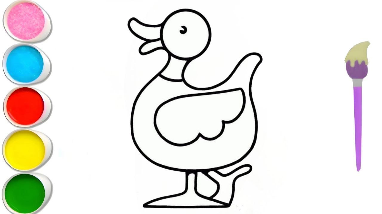 How To Draw Duck | Duck Drawing Step By Step | Duck Drawing easy - YouTube