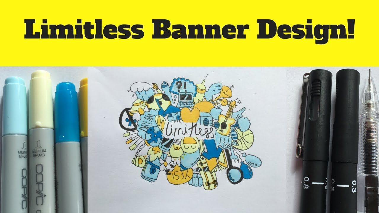 Designing A Limitless Banner! - YouTube