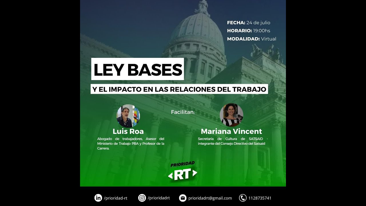Ley Bases y el impacto en las Relaciones del Trabajo - YouTube