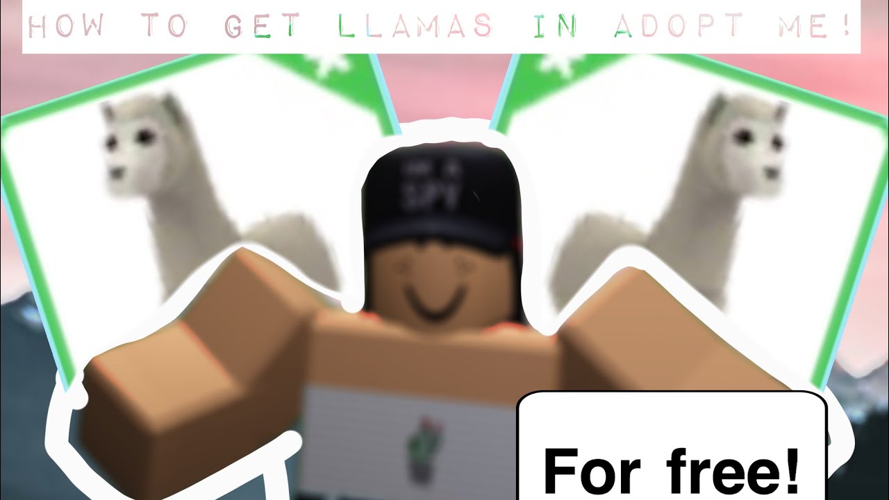 How to get a llama for free! [] roblox adopt me giveaway - YouTube